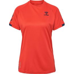 Hummel T-Shirt Raglan&auml;rmel Hmlgg12 Damen in AURA ORANGE | Gr.: XS