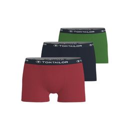 Tom Tailor Pants 3Er Pack Buffer in red-navy-green | Gr.: XL