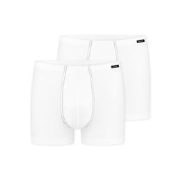 Schiesser Shorts Cotton Essentials in Weiß | Gr.: L