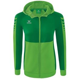 Erima Trainingsjacke "Six Wings Trainingsjacke Mit Kapuze" in Grün | Gr.: XXS