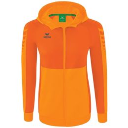 Erima Trainingsjacke "Six Wings Trainingsjacke Mit Kapuze" in Orange | Gr.: M