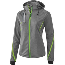 Erima Softshelljacke "Function" in Grau/ Gr&uuml;n | Gr.: 48