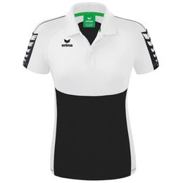 Erima Polo "Six Wings Poloshirt" in Schwarz | Gr.: XXS
