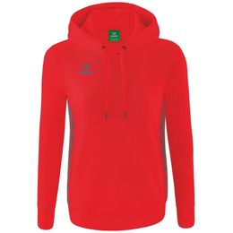 Erima Pullover "Essential Team Kapuzensweat" in Rot | Gr.: XXS