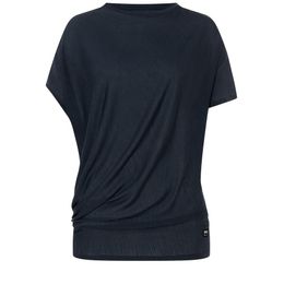 super.natural Merino T-Shirt W YOGA LOOSE TEE in blau | Gr.: M