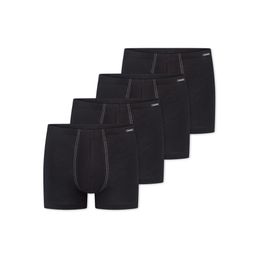 Schiesser Retro Short / Pant Cotton Essentials in Schwarz | Gr.: 4