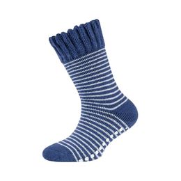 Camano Kinder Socken cozy Anti-Rutsch 3er Pack warm & cozy in insignia blue | Gr.: 27-30