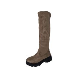 Mexx Langschaftstiefel Phaedre Keto in Beige | Gr.: 40