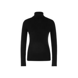 Marc Cain COLLECTIONS Rollkragen-Pullover "Rethink Together" in Black | Gr.: 42