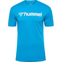 Hummel T-Shirt Hmllogo Erwachsene in DIVA BLUE | Gr.: S