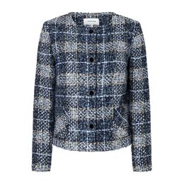 More & More More & More karierte Boucl&eacute;-Jacke in boucle check | Gr.: 46