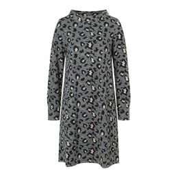 More & More More & More weites Stretch-Jerseykleid, Leomuster in reycled jersey jacquard | Gr.: 34