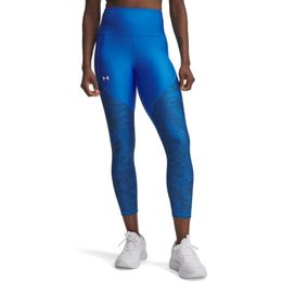 Under Armour Leggings "Tech Print Panel Ankle Leg" in Blau | Gr.: M