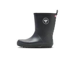 Hummel Gummi Stiefel Rubber Boot Drau&szlig;en Kinder in BLACK | Gr.: 24
