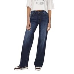 Only Jeans ONLMADISON BLUSH HW WIDE comfort/relaxed in Blau | Gr.: XS/L30