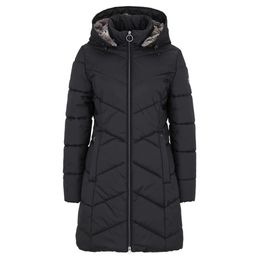Betty Barclay Outdoorjacke mit abnehmbarer Kapuze in Schwarz | Gr.: 36