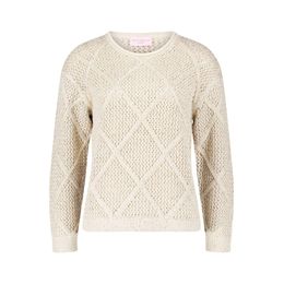Betty Barclay Strickpullover mit Effektgarn in beige | Gr.: 48