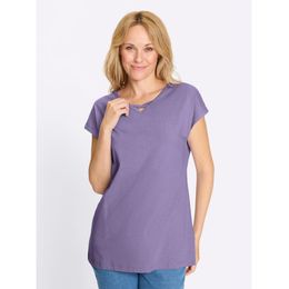 Sieh an! Longshirt in lavendel | Gr.: 42