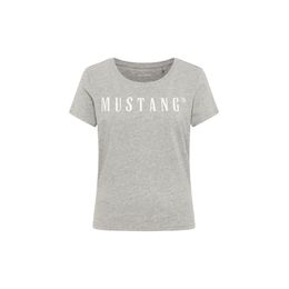 Mustang T-Shirt 1er Pack in Grau | Gr.: XS