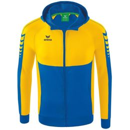 Erima Kinder Trainingsjacke "Six Wings Trainingsjacke Mit Kapuze" in Blau | Gr.: S