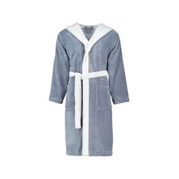 Vossen Badem&auml;ntel unisex Kapuze Poppy flanell - 012 in flanell - 012 | Gr.: S