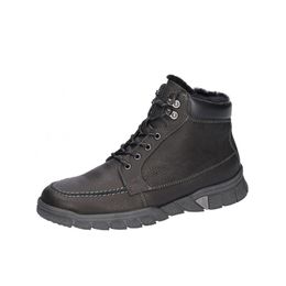 Waldläufer WALDLÄUFER Schnürstiefel H- LIno in Schwarz | Gr.: 44,5