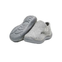 Hummel Klettverschluss Schuhe Wool Slipper Kinder in ALLOY | Gr.: 24