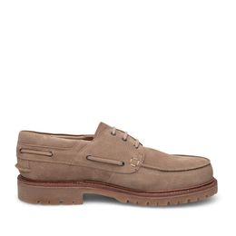 Heinrich Dinkelacker Slipper & Pantoletten - Bootsschuh Miami Plain V - Gr. 43 (EU) - in Beige - f&uuml;r Damen