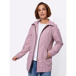 Anorak Classic Basics, Damen, Gr. 38, lila (mauve), 100% Polyester, unifarben, Jacken