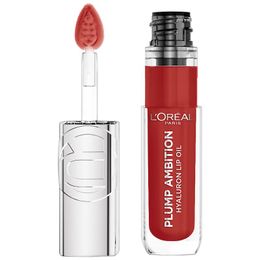 L'ORÉAL PARIS Lipgloss »Plump Ambition Hyaluron Lip Oil« mit Hyaluron Cherry Cherie Plump Ambition Hyaluron Lip Oil in 101 Cristal Clear