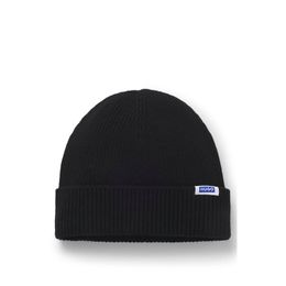 HUGO BLUE Beanie »Xiav« Unisex, mit Woll-Anteil Black 001