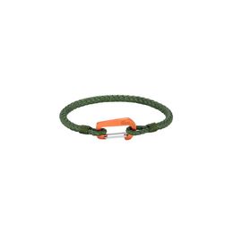 Lacoste Lederarmband &raquo;MATT&laquo; edelstahlfarben-orange-gr&uuml;n 19 cm Moderner Armschmuck der Marke Lacoste
