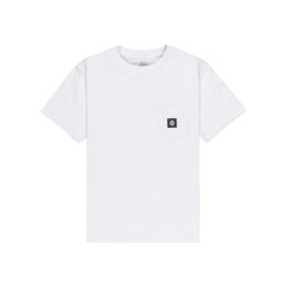 Element T-Shirt »Icon Labelcket« Optic White 12(148-156cm) 12(148-156cm) Stoff: Baumwolle [180 g / m2]