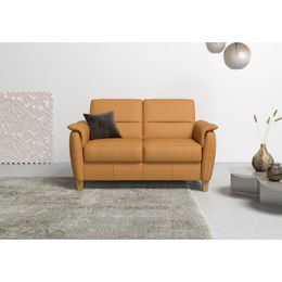 Home Affaire 2-Sitzer &raquo;Palmera, B: 149 cm&laquo; mit Federkern gelb Luxus-Microfaser (100% Polyester);Struktur (100% Polyester);Luxus-Microfaser in 