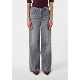 comma, COMMA CASUAL IDENTITY Weite Jeans mit Waschung und Stretch BLACK WASHED 40 - N-Gr N-Gr 40 Wide-Leg-Jeans mit Waschung von COMMA casual identity