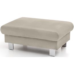 COTTA Hocker &raquo;Komaris, B: 100 cm&laquo; individuell zu kombinieren grau Microfaser PRIMABELLE (100% Polyester);Kunstleder SOFTLUX;Feinstruktur (100% 