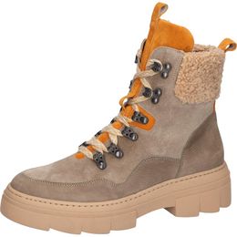 Waldl&auml;ufer WALDL&Auml;UFER Schn&uuml;rboots &raquo;H-SAIGA&laquo; Winterboots, Plateauboots, Schn&uuml;rstiefelette, H-Weite (= sehr weit) beige-orange 8 (42) 8 (42) Schn&uuml;rboots mit...