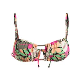 Roxy Bandeau-Bikini-Top »Printed Beach Classics« Anthracite Palm Song S S - Cup B Cup B S Kollektion: „PT Beach Classics"-Kollektion