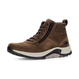 Gabor Rollingsoft Sneaker, Schnürboots, Komfortschuh in Bequemweite G (= weit) dunkelbraun 11,5 (46,5) 11,5 (46,5) Knöchelhoher Sneaker mit...
