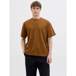 Jack & Jones Jack & Jones Herren &raquo;JJEURBAN EDGE TEE SS O-NECK NOOS&laquo; mit Rundhalsausschnitt braun M