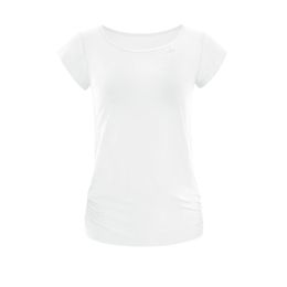 Sporttop WINSHAPE "AET130LS", Damen, Gr. M, wei&szlig; (ivory), 85% Polyester, 15% Elasthan, Rundhals, Tops Sporttop, Functional Soft and Light