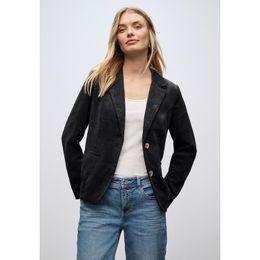 Street One Damen Street One Kurzblazer mit Reverskragen und aus Cord 34