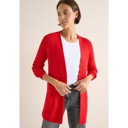 Cecil Cardigan offen und langarm fiery red L (42) L (42) Strickjacke von Cecil