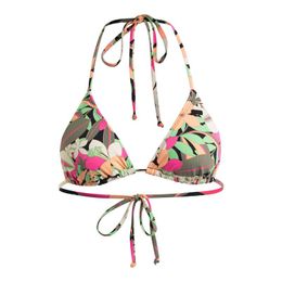 Roxy Triangel-Bikini-Top »Printed Beach Classics« Anthracite Palm Song S XXL - Cup B Cup B XXL Kollektion: „PT Beach Classics"-Kollektion