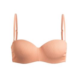 Roxy Bandeau-Bikini-Top »Love The Beach Vibe« Salmon XXL - Cup B Cup B XXL Stoff: Weicher, robuster, ,...