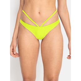 LSCN BY LASCANA Bikini-Hose »Gina« mit extra Straps lime 38 - N-Gr N-Gr 38 Trendige Unifarbe
