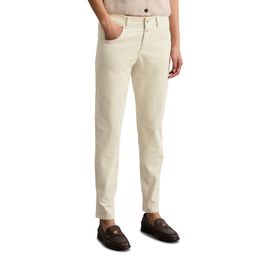 Marc O'Polo 5-Pocket-Hose MARC O'POLO "aus Organic-Cotton-Modal-Stretch", Damen, Gr. 30, Länge 34, beige (light oat), Cord, Obermaterial: 82% Baumwolle, 17% Modal, 1% Elasthan, unifarben, lässig geschnitten knöchelfrei, Hosen
