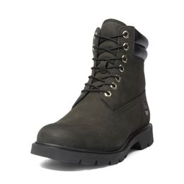 Schnürboots Timberland "6 IN BASIC6 INCH LACE UP BOOT", Gr. 44, jet schwarz, Leder, Schuhe, Winterstiefel, Schnürstiefel, Winterschuhe