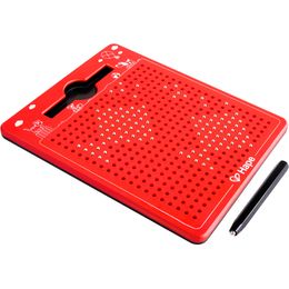 Magnettafel HAPE, rot, Tafeln, Kinder, B/H/L: 22cm x 18cm, Kunststoff, Metall, B:22cm H:18cm T:2cm