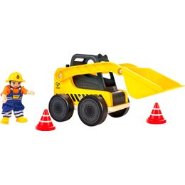 Spielzeug-Radlader HAPE "Frontlader", bunt, Spielzeugfahrzeuge, KinderB:25cm H:18cm T:13cm, B:25cm H:18cm T:13cm